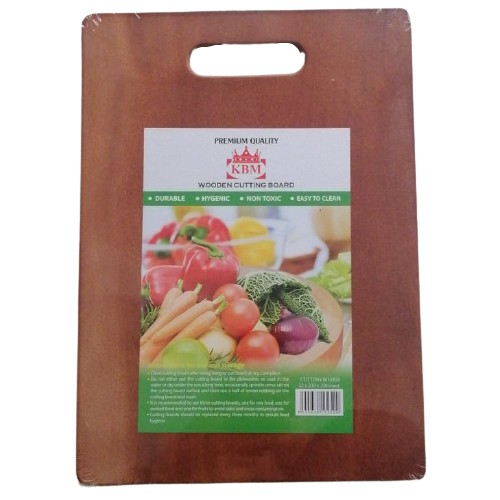 100% SOLID WOOD - HIGH QUALITY Rectangle Wooden cutting Board For Hook ...