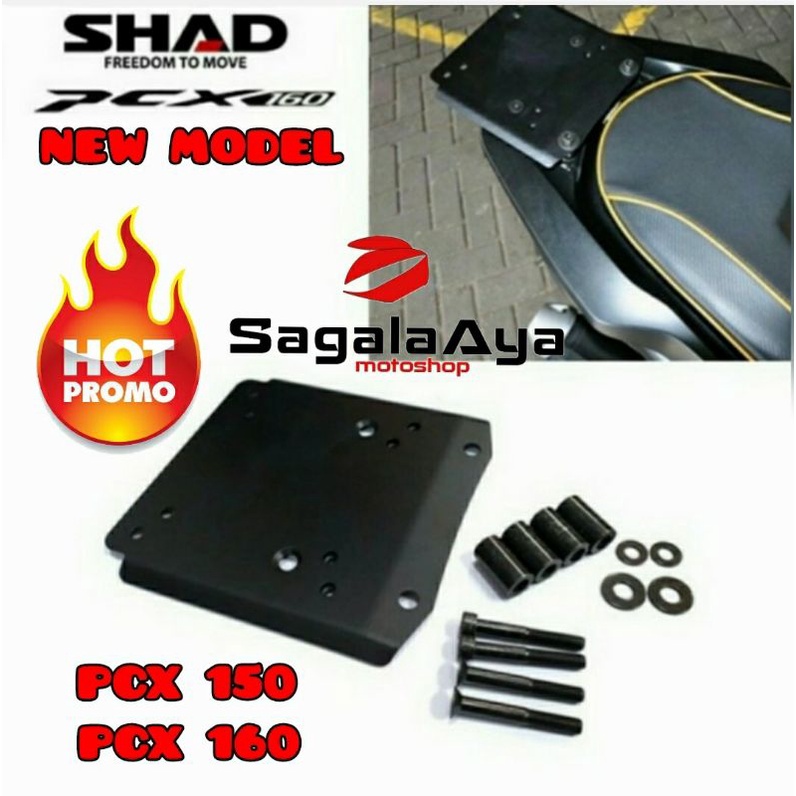 SHAD Honda PCX motorcycle box Bracket, 160 PCX 150 motorcycle box ...