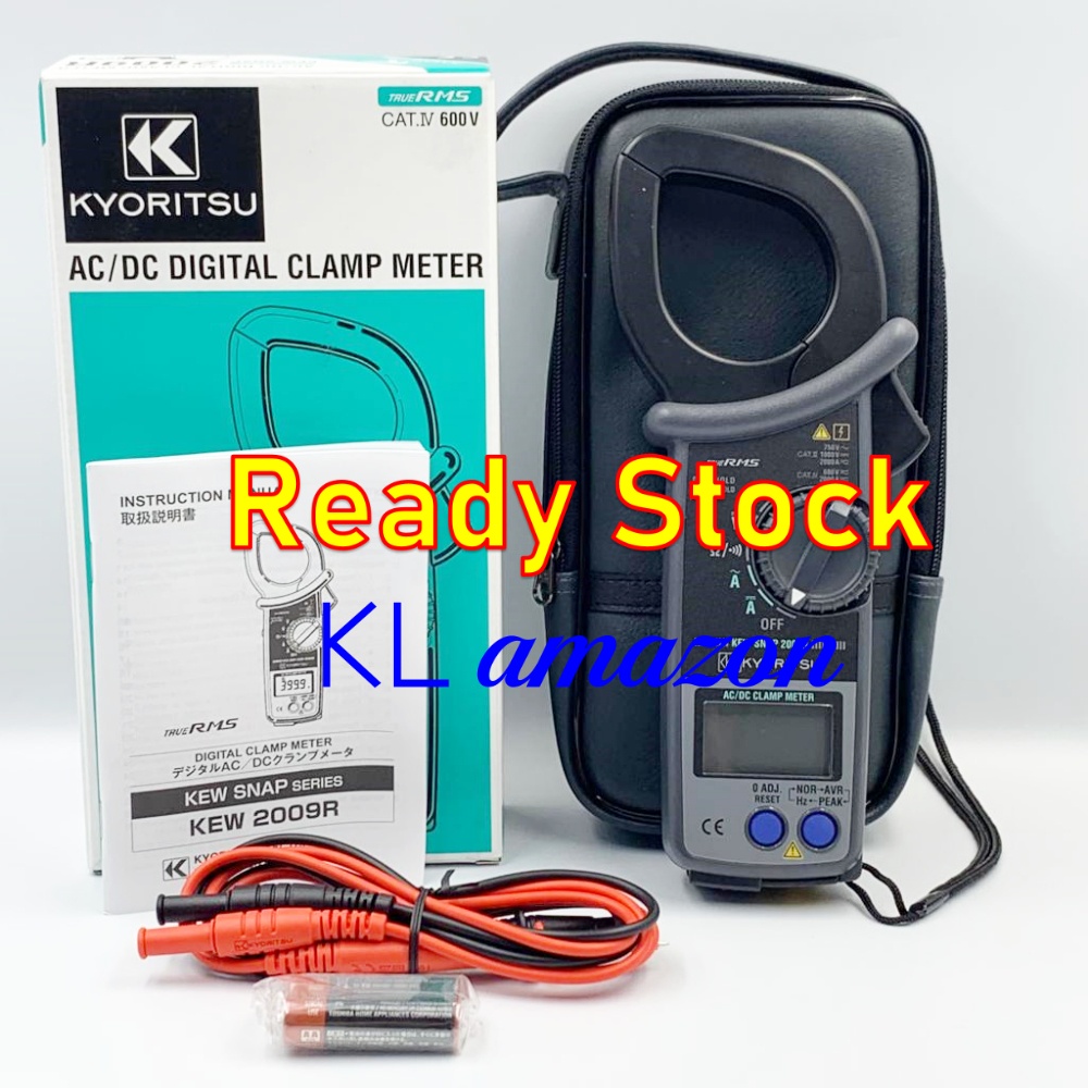 (ACCEPT URGENT ORDER!) Kyoritsu 2009R AC / DC Digital Clamp Meter | 12 ...