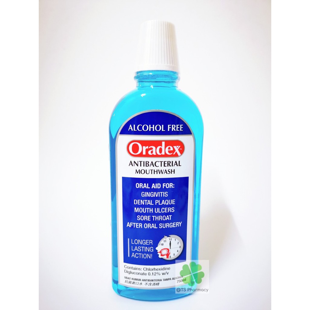 Oradex Antibacterial Mouthwash 750ml [Exp:11/2026] | Shopee Malaysia