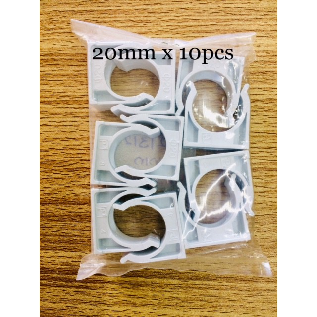 {READY STOCK} - PVC Electrical Conduit Spring Clip Saddle U Clip Wiring ...