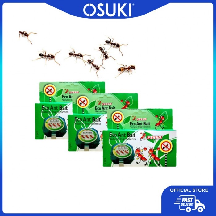 PESSO Eco Ant Bait (3 Packs x 2 Pcs) | Ubat Semut | Shopee Malaysia