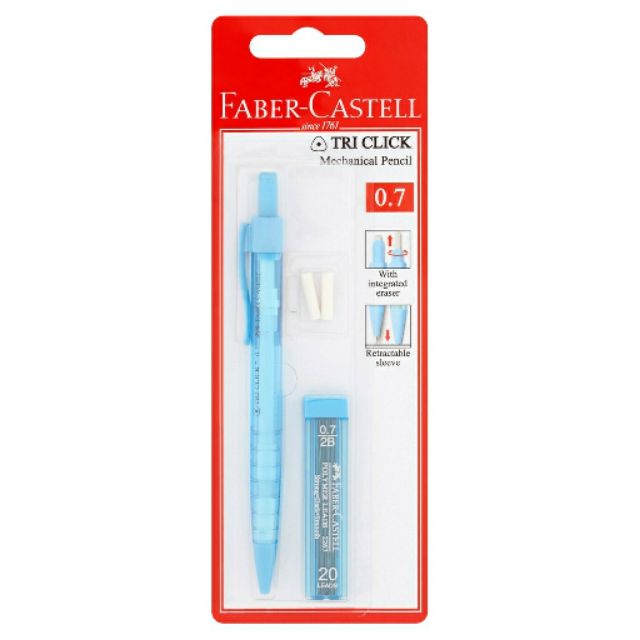 Faber-Castell Tri Click Mechanical Pencil 0.7mm | Shopee Malaysia