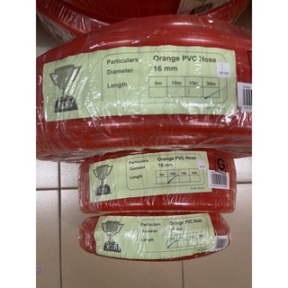 PVC Garden Hose Orange Hose 5M/10M/15M/20M/30M Getah Paip Water Hose ...