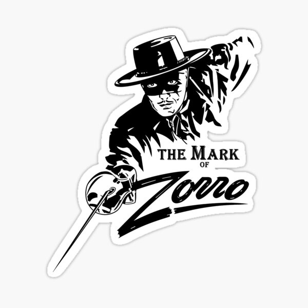 Mark of Zorro Cartoon Stickers | Shopee Malaysia
