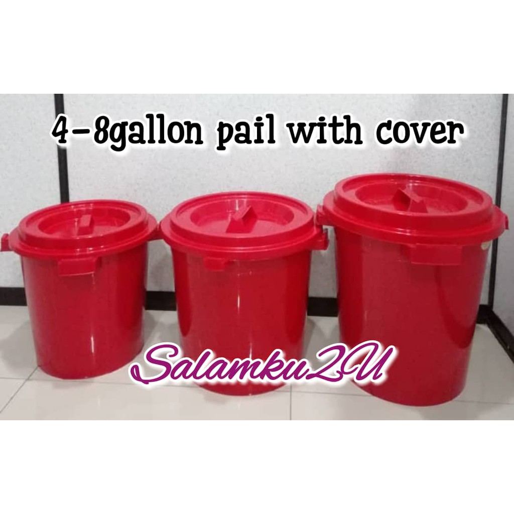 MULTIPURPOSE PAIL WITH LID/TONG SERBAGUNA | Shopee Malaysia