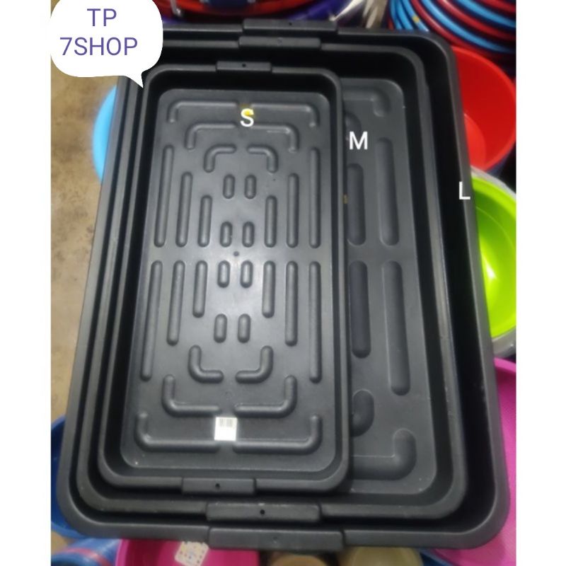 Plastic Car Boot Tray/Wet Dry Black/Stall Tray Vegetable &Fruit Tray ...
