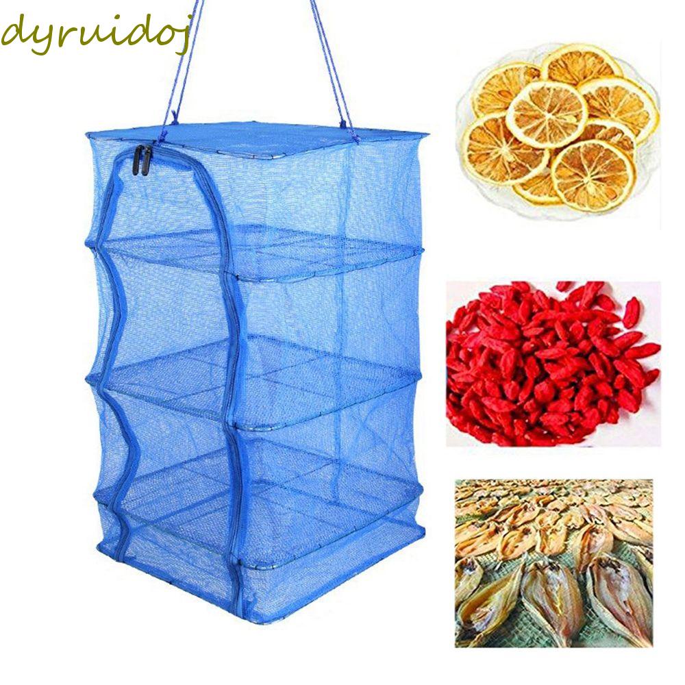 DYRUIDOJ Foldable Drying Fishing Net Flowers Buds Plants Organizer Fish ...