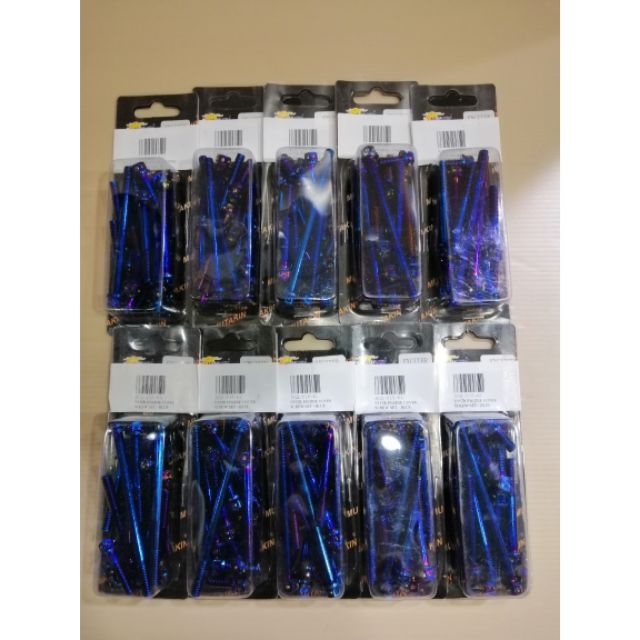 Yamaha Y15ZR Engine Cover Screw Set (Blue) | Shopee Malaysia