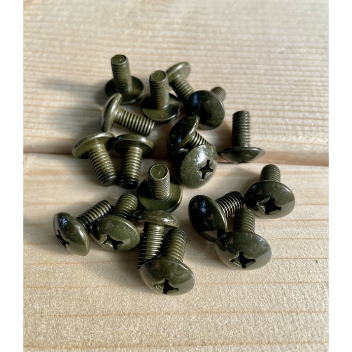 SKRU SCREW BUNGA PENDEK COVERSET MOTOR RXZ 125z 125zr HIJAU GREEN ...