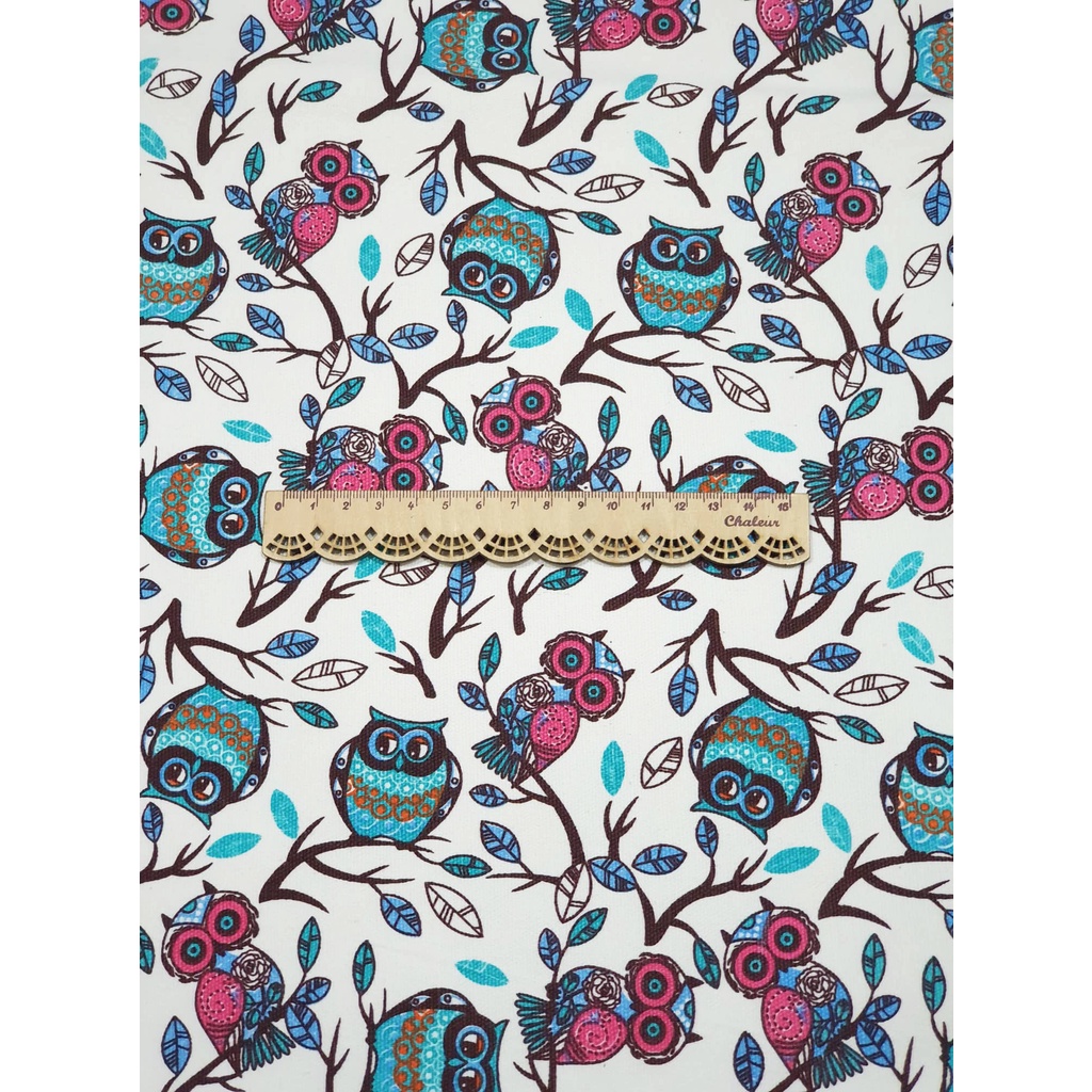 Kain Tebal Hello Kitty Cat Kuching Garfield Owl Cotton Canvas Kain ...