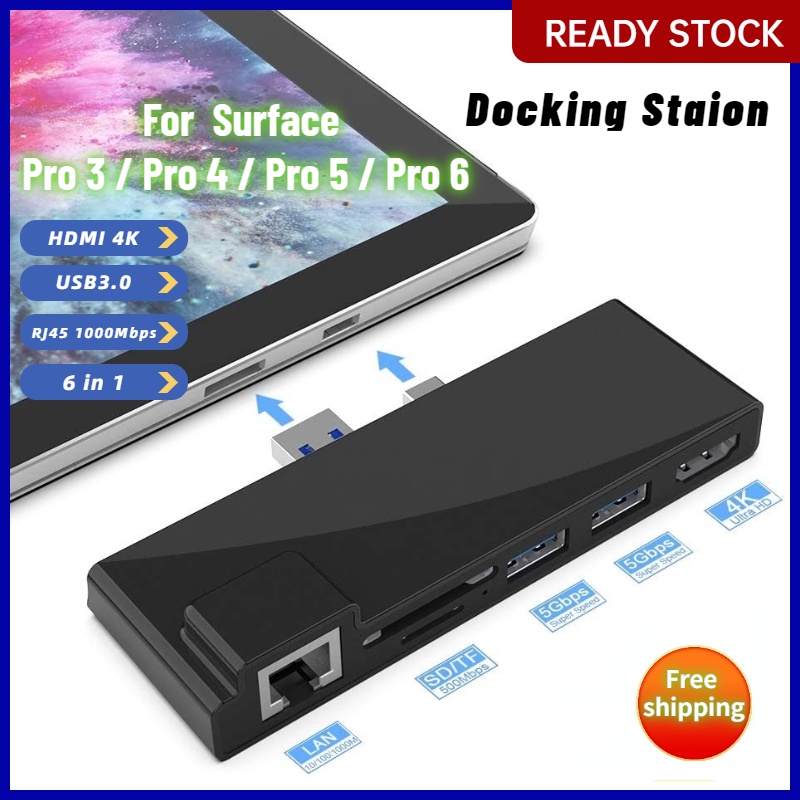 🔥Ready Stock🔥 Microsoft Surface Pro 3/Pro 4/Pro 5/Pro 6 docking Hub ...