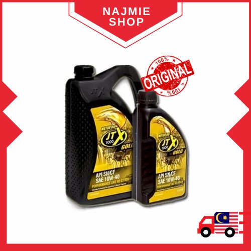 JTX Motor Oil Hai O Minyak Hitam Kereta Petrol JTX Gold Jimat Minyak ...