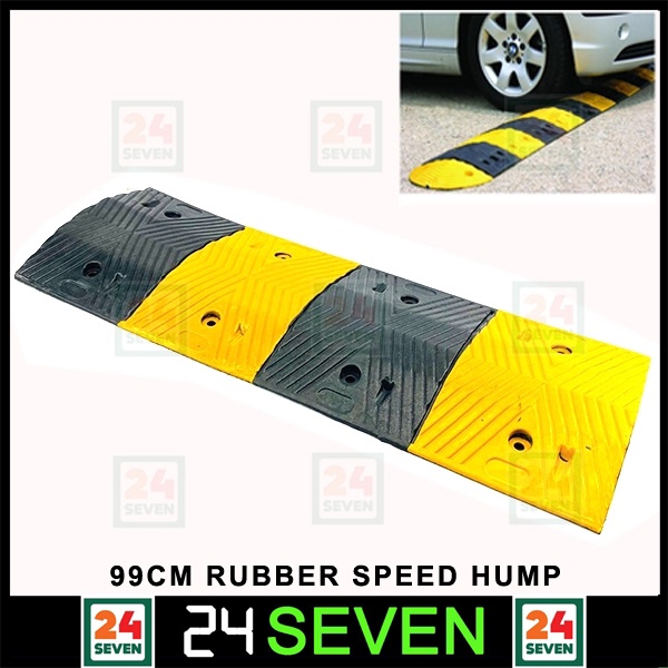 99cm Rubber Speed Hump Speed Bump Bonggol Laju Getah 99cm or 1 Pair End ...