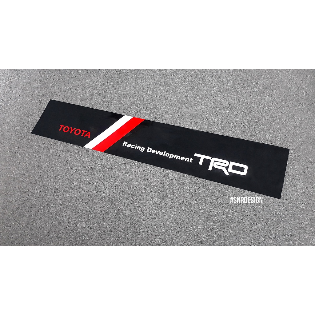 TRD Toyota Racing Development - windscreen decal/sticker | Shopee Malaysia