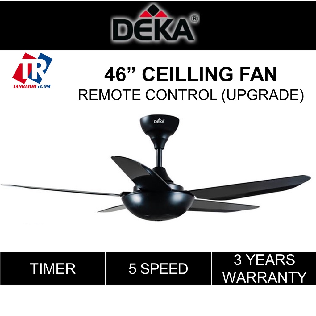 Deka Baby Ceiling Fan 5 Blades Design/ 3/5 Speeds Baby Remote Ceiling ...