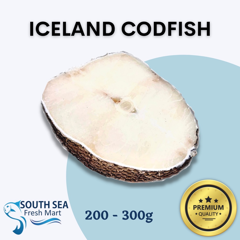 Premium Iceland Codfish 鳕鱼 | Block Cut (200-400g per pkt) | Shopee Malaysia