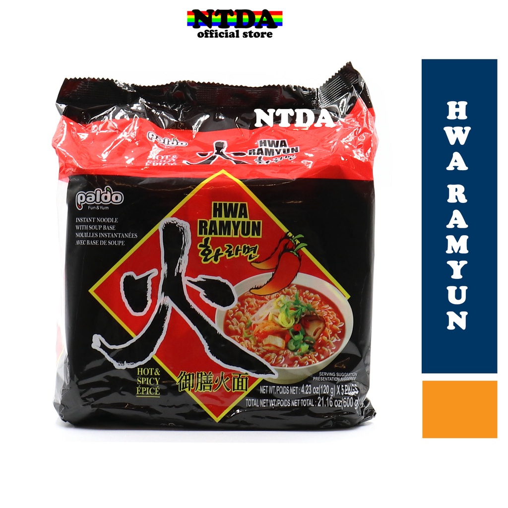 Made In Korea Paldo Hwa Ramyun (120g x 5 Packs) | Shopee Malaysia