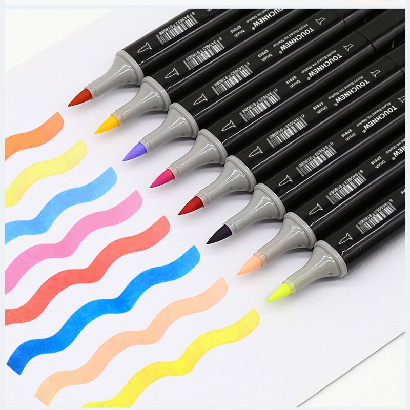 READY STOCK🔥30/48/60/80/168/262 Color Marker Pen Twin Tip Marker Pen ...