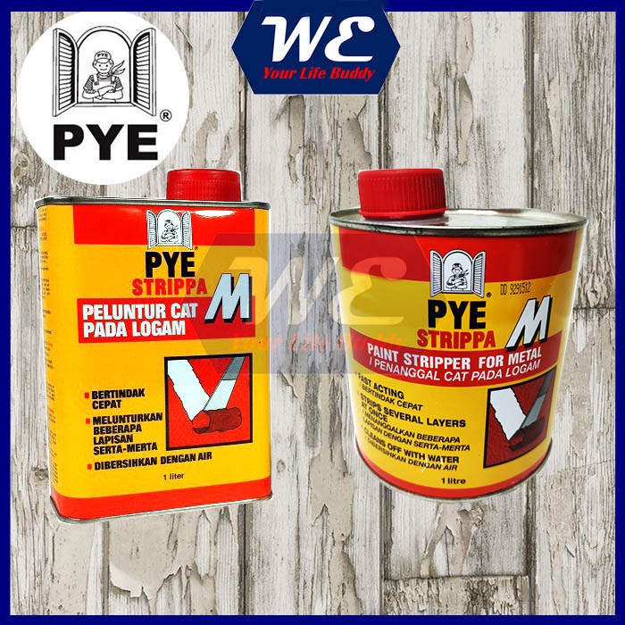 PYE BRAND PAINT REMOVER OR STRIPPER FOR WALL AND METAL - SIZE : 0.5L ...