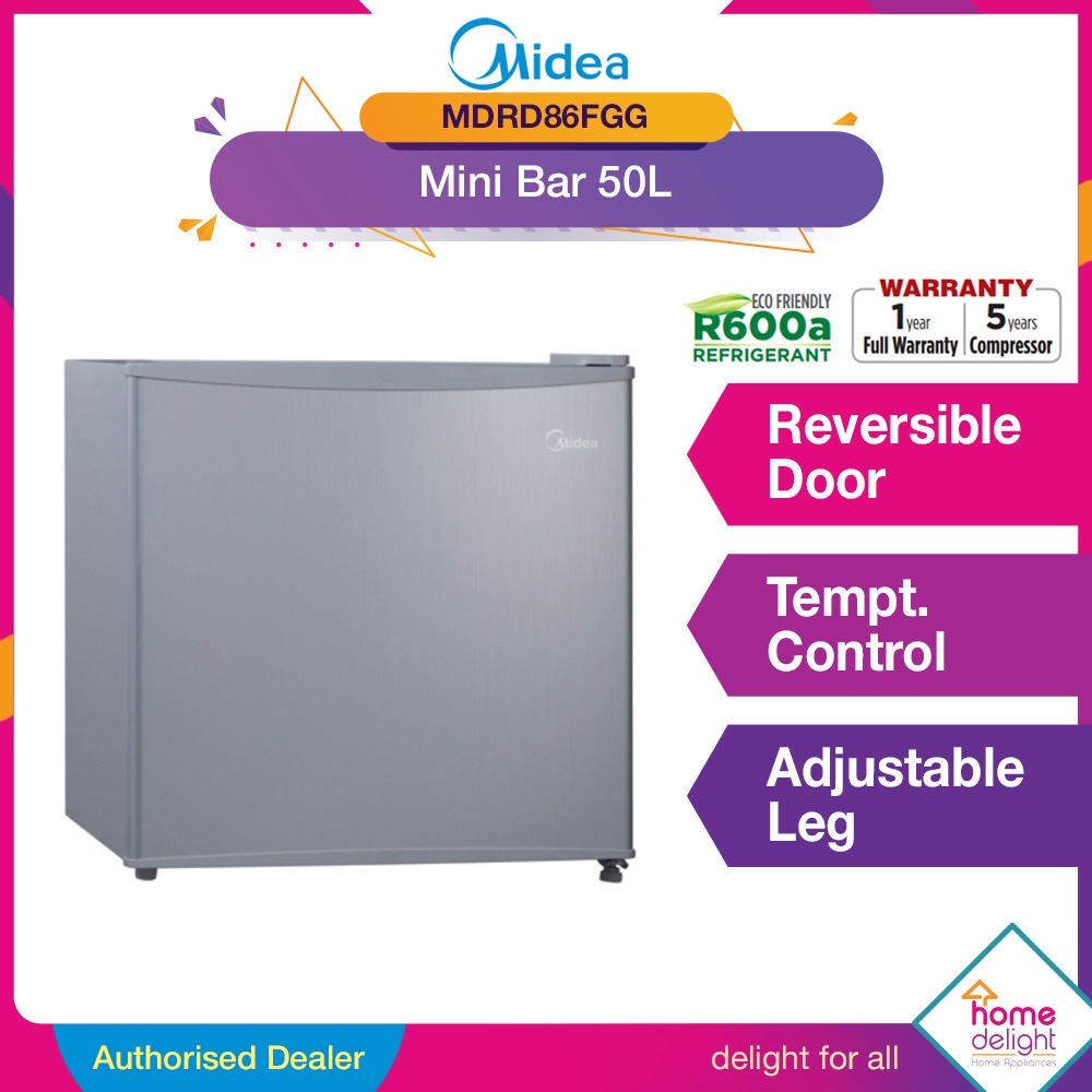 Midea Mini Bar 50L [ MDRD86FGG ] / Morgan Mini Bar 50L [ MMB-NC63 ...