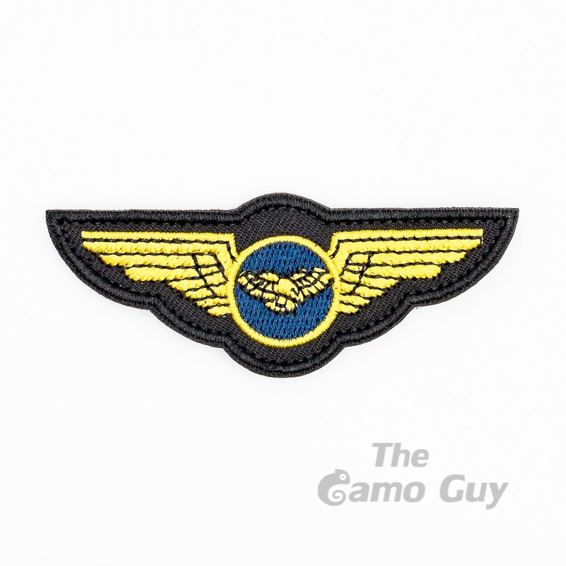 Military Air-force Airline Airwing Pilot Captain Wings Badge Embroidery ...