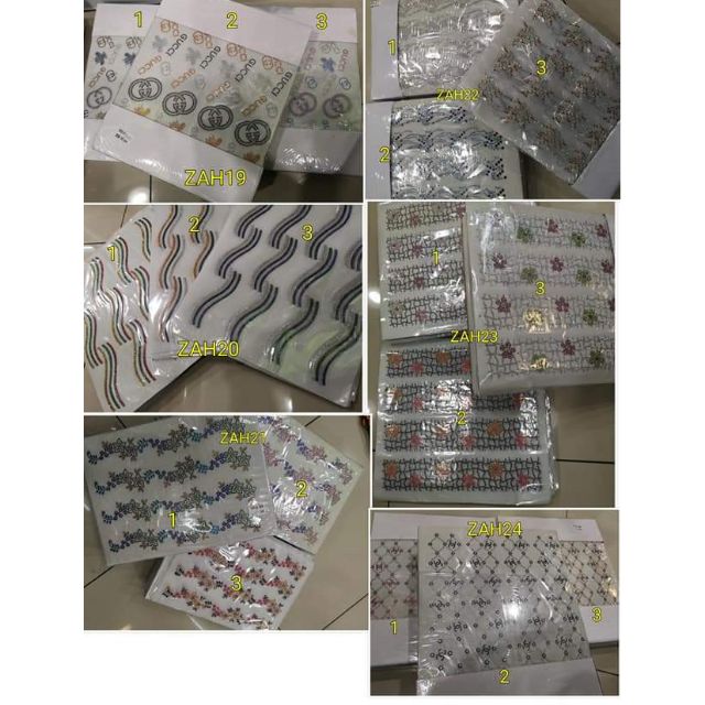 Sticker Manik tampal hotfix | Shopee Malaysia