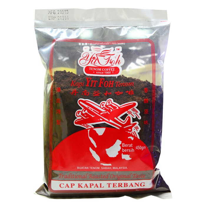 🔥KOPI YIT FOH TENOM🔥 SERBUK KASAR DAN HALUS 225g 450g 900g | Shopee ...