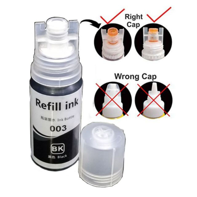 EPSON 003 compatible Refill Ink For L3110 /L3116/ L3210 /L3156 /L3250 ...