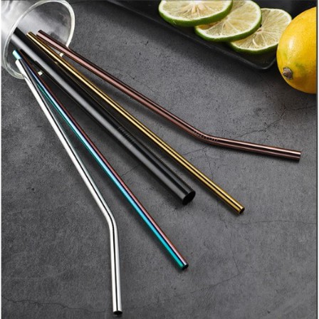 Stainless Steel Metal Straw Save The Earth Metal Straw Drinking Straw ...