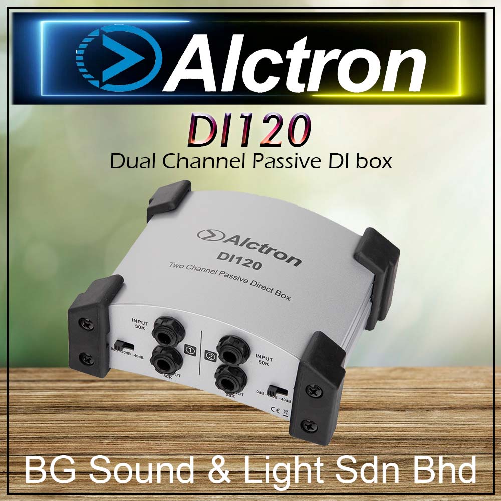 Alctron DI120 Dual channel passive DI box | D.i.box | DiBox | Direct Box | | Shopee Malaysia