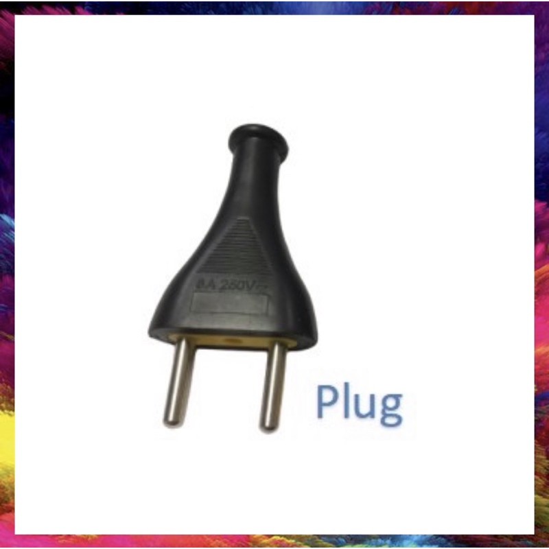 10Amp 2 Round Pin Plug & Socket (RPT) | Shopee Malaysia