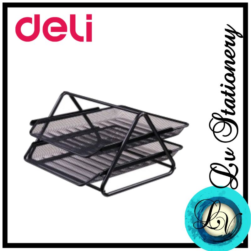 【LV】Deli Mesh 2-Tier Document Tray E9183 | Shopee Malaysia