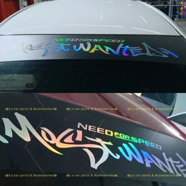 Ready Stork ！Universal Performance Car Front Windscreen Sticker Rainbow ...