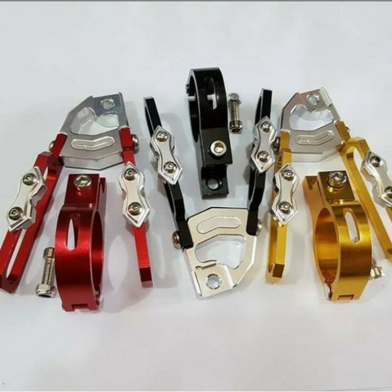 V Model Front Brake Hose Bracket Universal V Model CNC Front Brake Hose ...