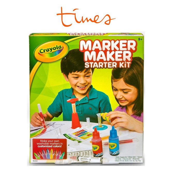 Crayola Marker Maker Starter Kit (Make Your Own Washable Markers ...