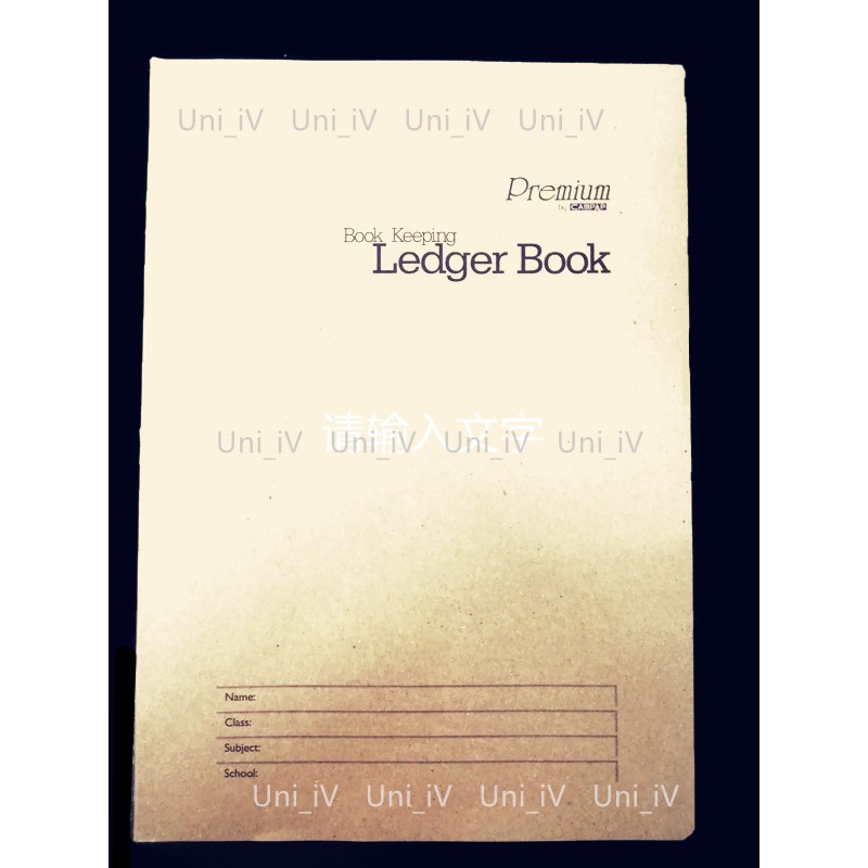 Buku Lejar A4 Ledger Book 60gsm 40pages | Shopee Malaysia