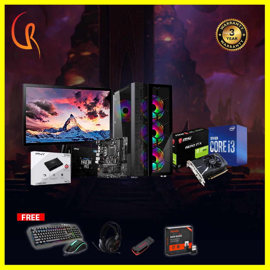 FULL SET PC Gaming GT1030 2G | Shopee Malaysia