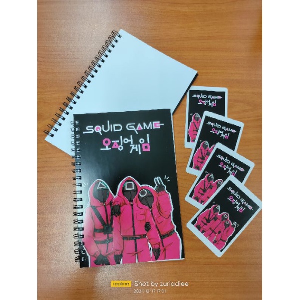 NoteBook A5 Squid Game/ Free gift Card [ReadyStock] | Shopee Malaysia