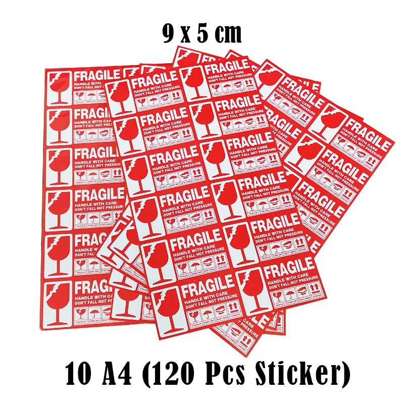 VC Art Fragile Tape 48mm x 40m Label Sticker Self Adhesive Warning ...