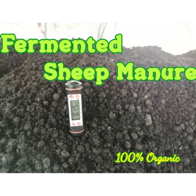 20 Kg Bulk Bag - Organic Fermented Sheep Manure (EM) / 有机发酵羊粪肥料 (EM ...