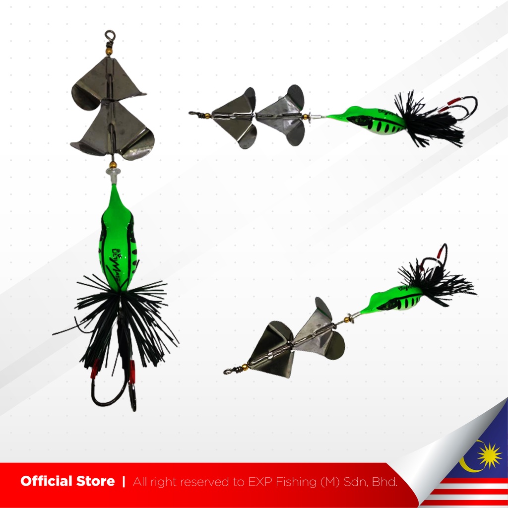 EXP Ulti Twin Slash Bait ULTIMATE Snakehead Fishing Lure for Toman ...