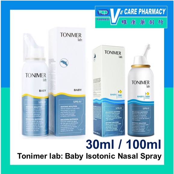 Tonimer Lab Baby Isotonic Nasal Spray 30ml / 100ml | Shopee Malaysia