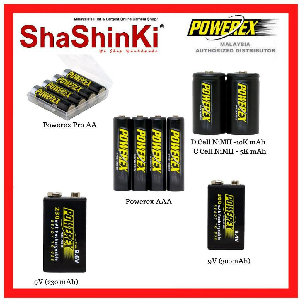 Maha Powerex PRO Rechargeable AA / AAA / 9V / 9V / D Cell NiMH / C Cell ...