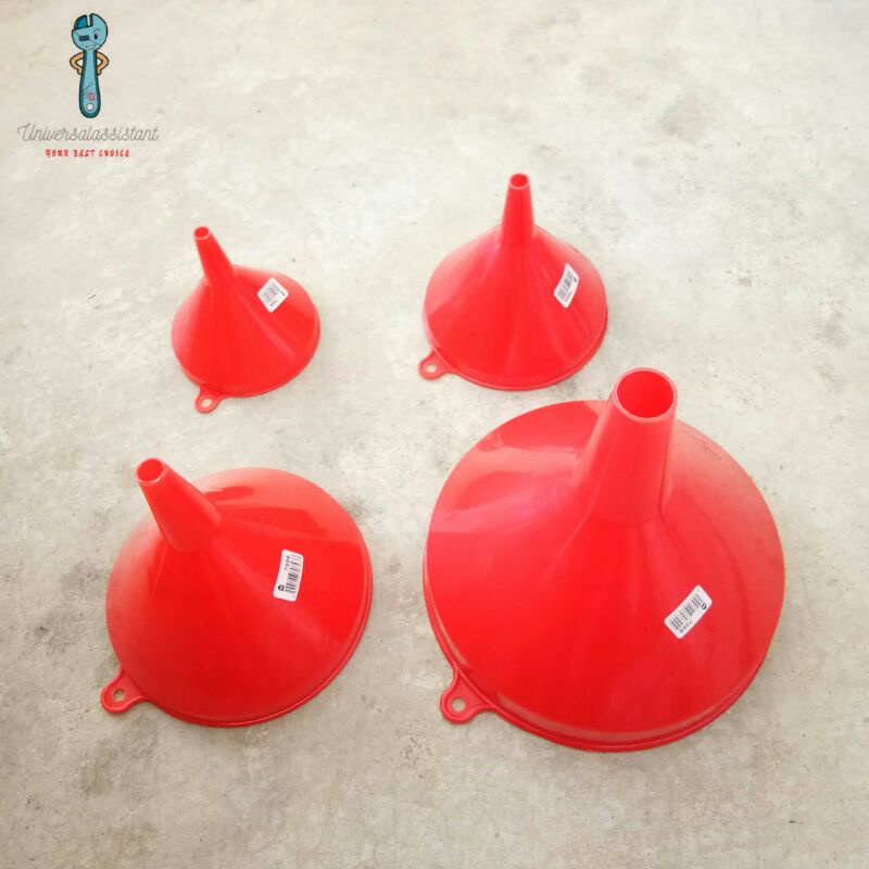 【4” / 5” / 6” / 8” 】Multipurpose Plastic Funnel | Corong Plastic | Oil ...