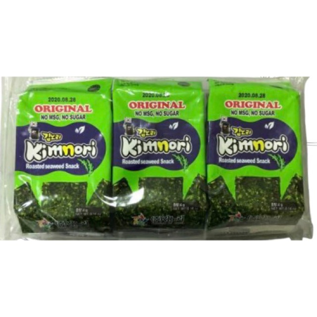 KCK Kimnori Seaweed ( 3pck x 4g) | Shopee Malaysia