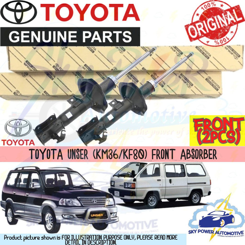 TOYOTA LITEACE VAN UNSER (KM36/KF80) 100% ORIGINAL (GENUINE) SHOCK ABSORBER (FRONT 2PCS ...