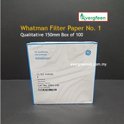 Whatman Filter Paper No. 1 Filter Circles 15cm/100pcs | Shopee Malaysia
