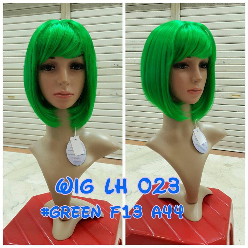 Green Bob Wig F13 A44 - Premium Color Bob Wig | Shopee Malaysia
