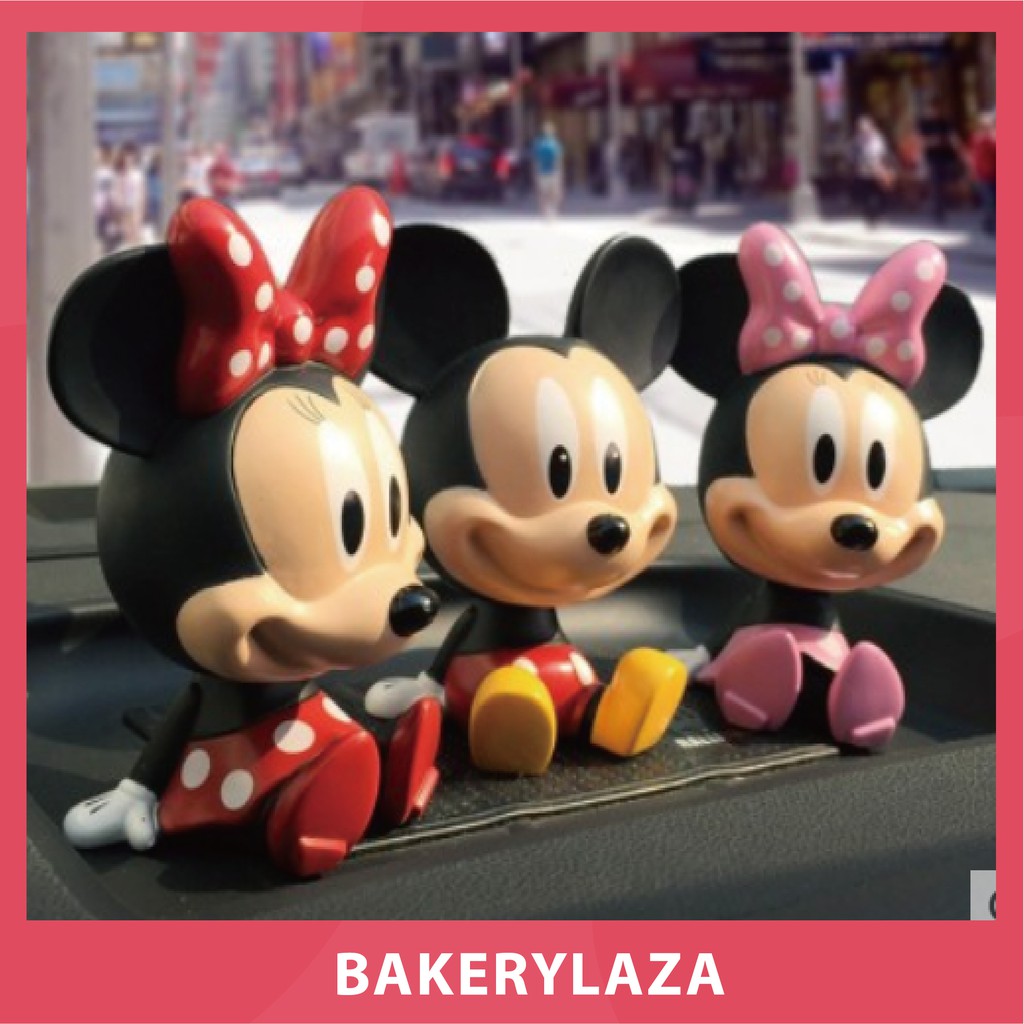 (READY STOCK) Shake Mickey Mouse Action Figure Toy Minnie Mouse ...